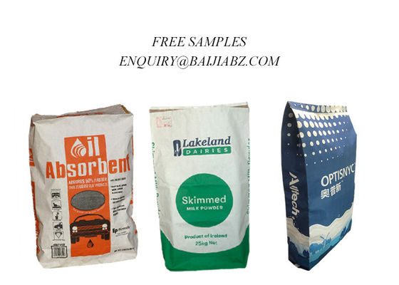 Custom Oil Absorbent Packaging Paper Bag 15kg 20kg for Liquid Spill