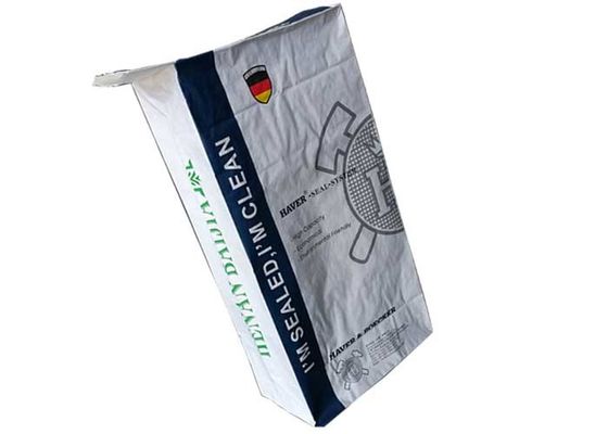 GMP Standard Multiwall Kraft Paper Bags Delicate Printing With External ...
