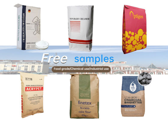 15kg 20kg 25kg Corn Syrup Pasted Valve Bags Potato Starch Valve Bag