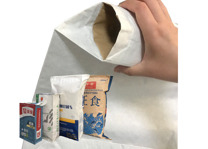 Liquid Spill Absorbent Chemical Pasted Valve Multiwall Paper Bags 15kg 20kg