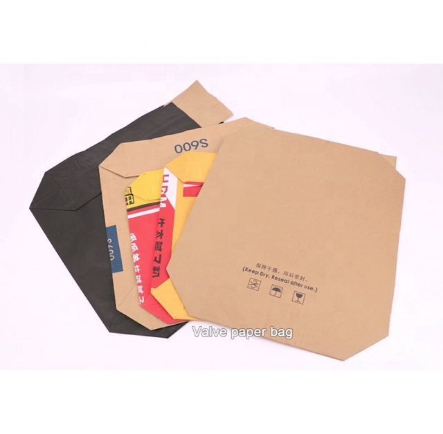 Customizable Industrial Paper Valve Bag for Building Application