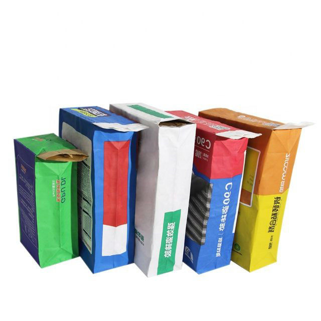 2 Layer 3 Layer Kraft Paper Valve Bags With Plastic Inner For Packaging ...