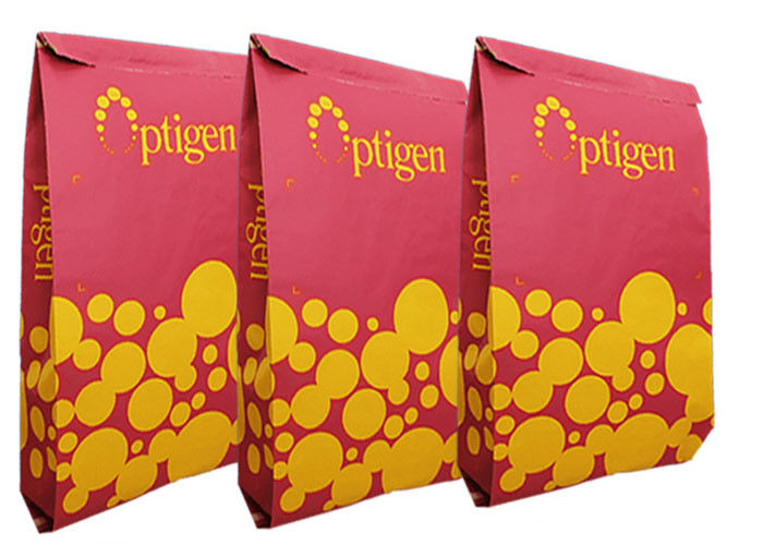 Industrial Pinch Bottom Paper Bags Granule Pellet Cement Packaging ...