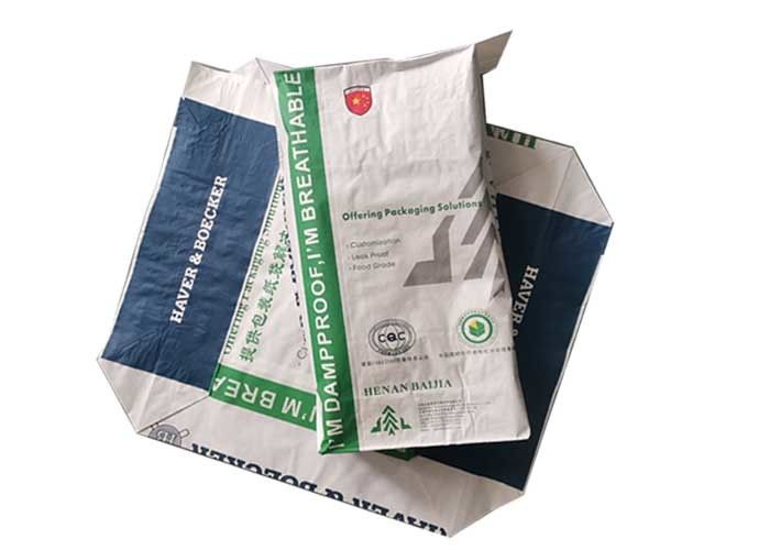 3 Layer Valve Paper Bags For Gypsum Customized Size And Printing Large ...