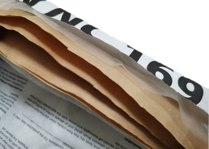 Waterproof 3 Ply Multiwall Paper Bags Square Block Bottom Cement ...