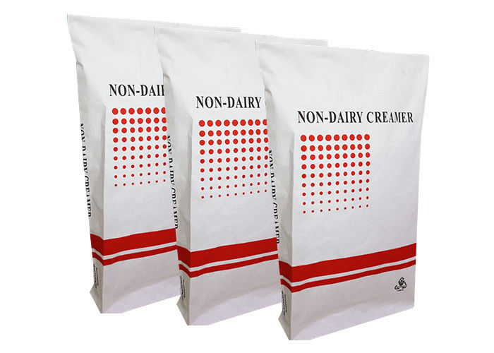 Custom Heat Sealed Paper Bags 20kg For Water Soluble Fertilizer Packing