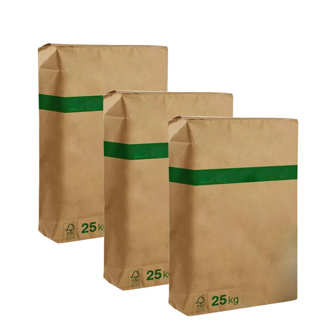 20kg 25kg Powder Automatic Machine Matching Paper Valve Sacks GMP Standard