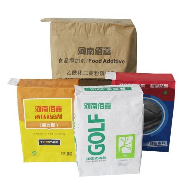 25kg 50kg Chemical Fertilizers Multiwall Kraft Paper Bags Waterproofing ...