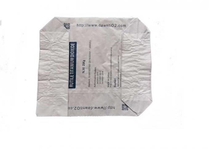 20kg 25kg Valve Paper Bags For Packaging Powder Material Multiwall White