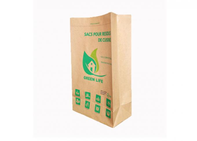 M Fold Type Multilayer Paper Bags Degradable Recyclable Pinch Bottom ...