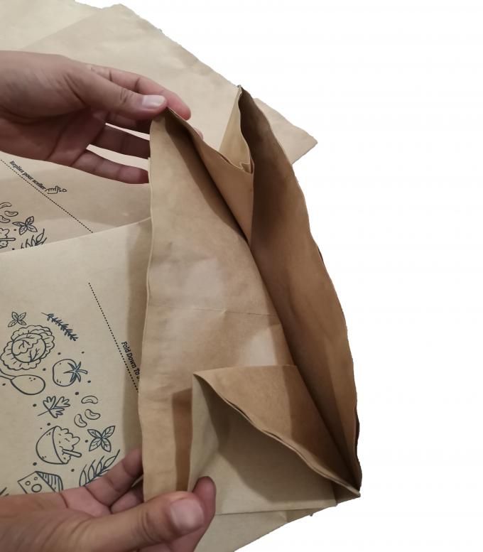 2 Layers Self Standing Kraft Multiwall Paper Bags