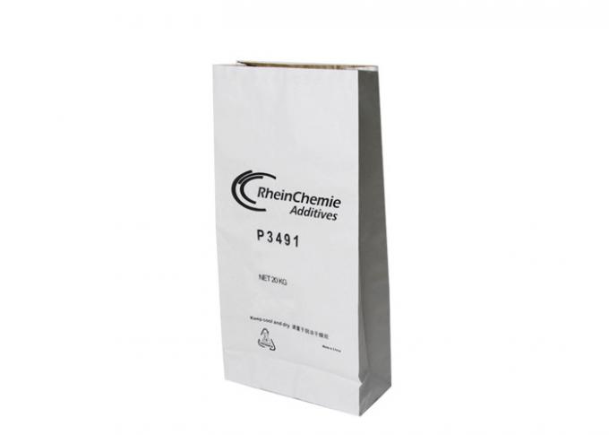 15kg 20kg 25kg Double Layer White Brown Kraft Paper Bag For Packaging