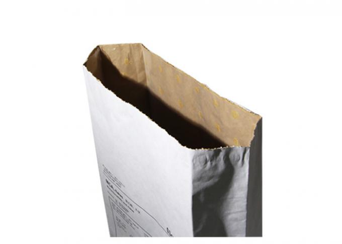 25kg Packing Multi Wall Kraft Paper Bag For Chemical Material Square Bottom